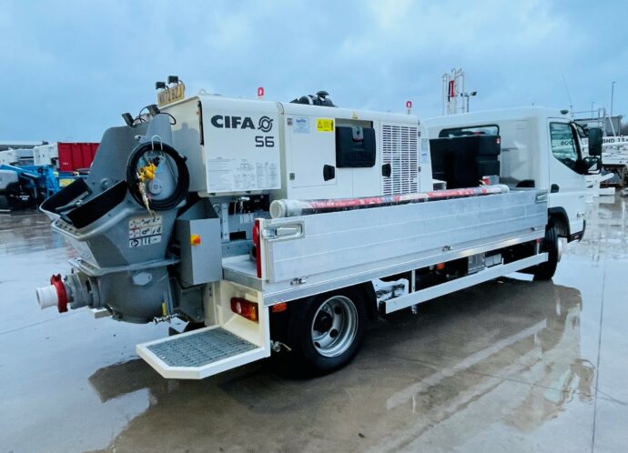 New Cifa PC506 50m³/hr Mitsubishi Truck Mounted Concrete Pump — Danfords