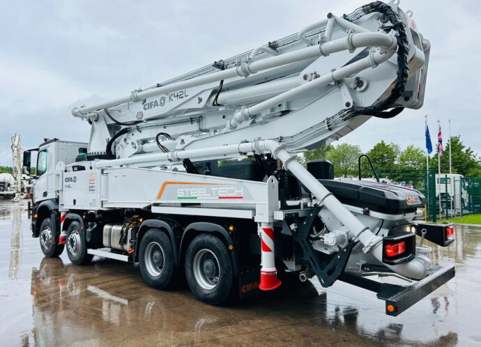 New Cifa K42L HP1608EC Truck Mounted Concrete Pump — Danfords